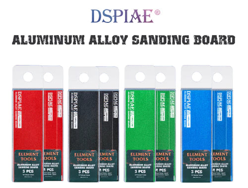 DSPIAE AS Large Aluminum Alloy Sanding Boards 3pcs – The Gunpla Hermits ...