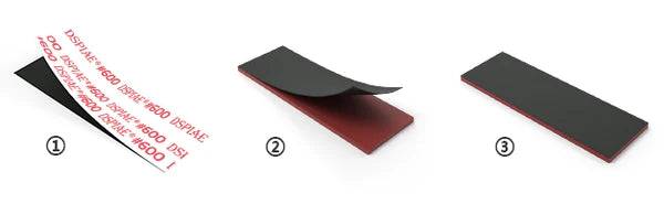 DSPIAE AS Large Aluminum Alloy Sanding Boards 3pcs – The Gunpla Hermits ...